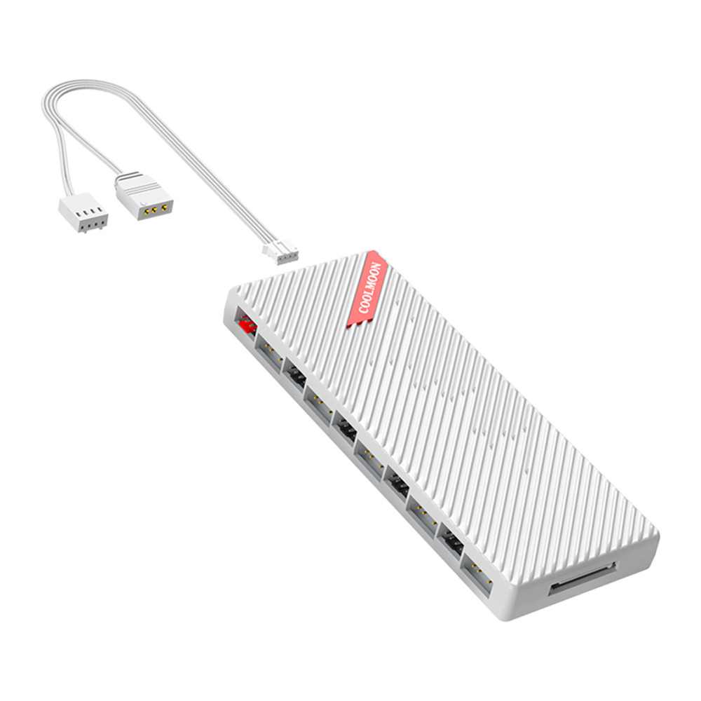 HUB MULTI FANS AM10 PWM 4 PINOS + ARGB 3 PINOS 10 PORTAS | Shopee Brasil