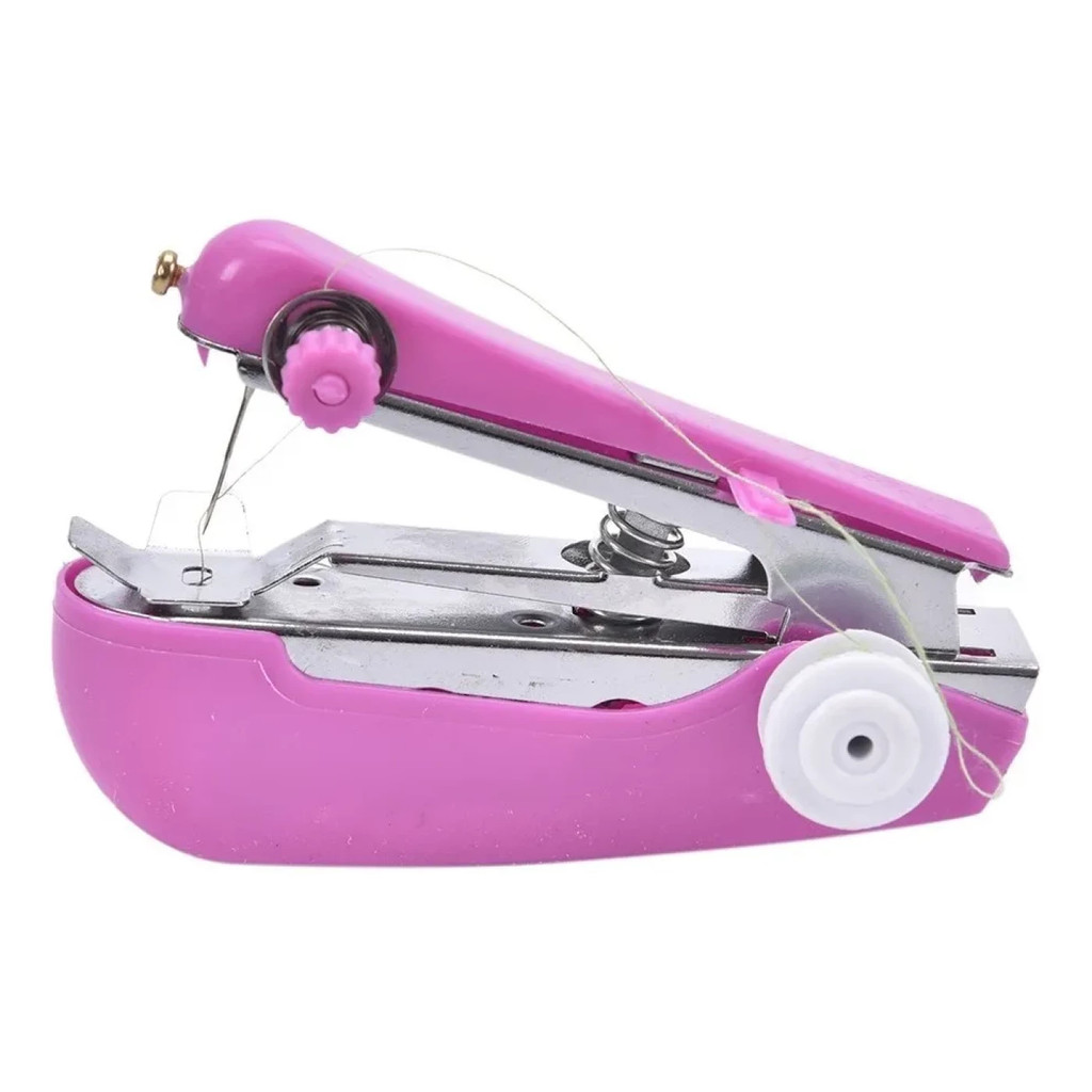 Máquininha Maquina De Custura Manual Portatil + Linha Agulh | Shopee Brasil