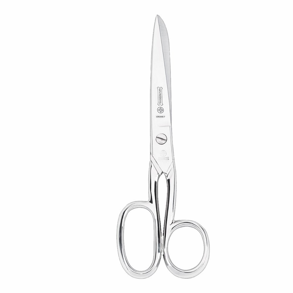 TESOURA MULTIUSO FIO LISO PRO STEEL MUNDIAL 17,5CM | Shopee Brasil