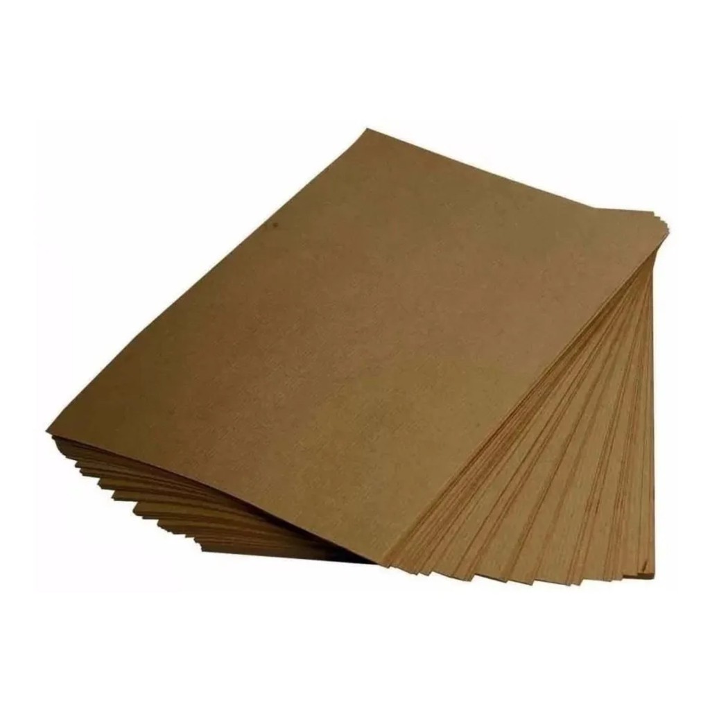 Papel Kraft 200 gr Super A2 66x48 cm 50 unidades | Shopee Brasil