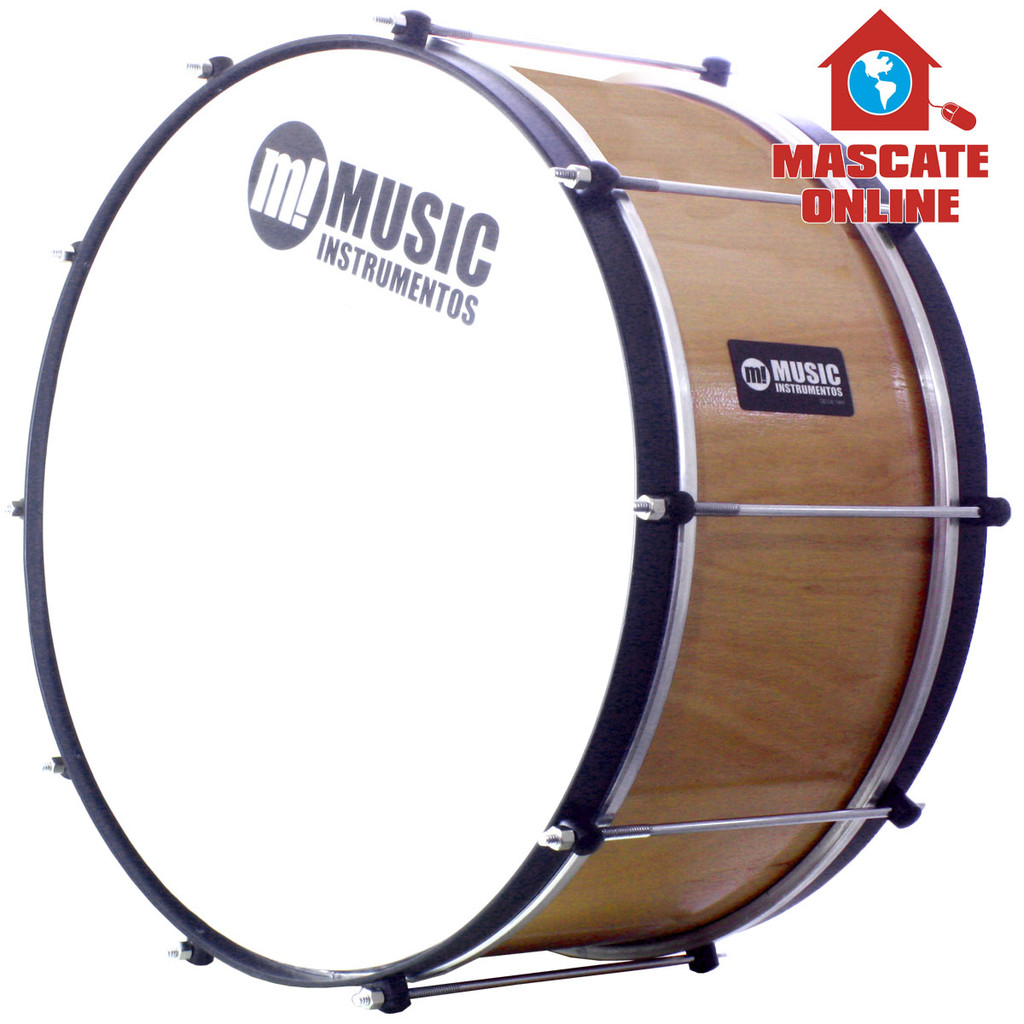 Zabumba Profissional 20 pol 20cm madeira PHX Music 373AB 20x20 | Shopee ...