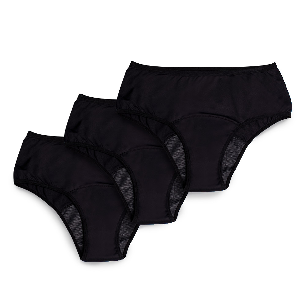 Kit 3 Calcinhas Absorventes Inciclo Básica Conquista | Shopee Brasil