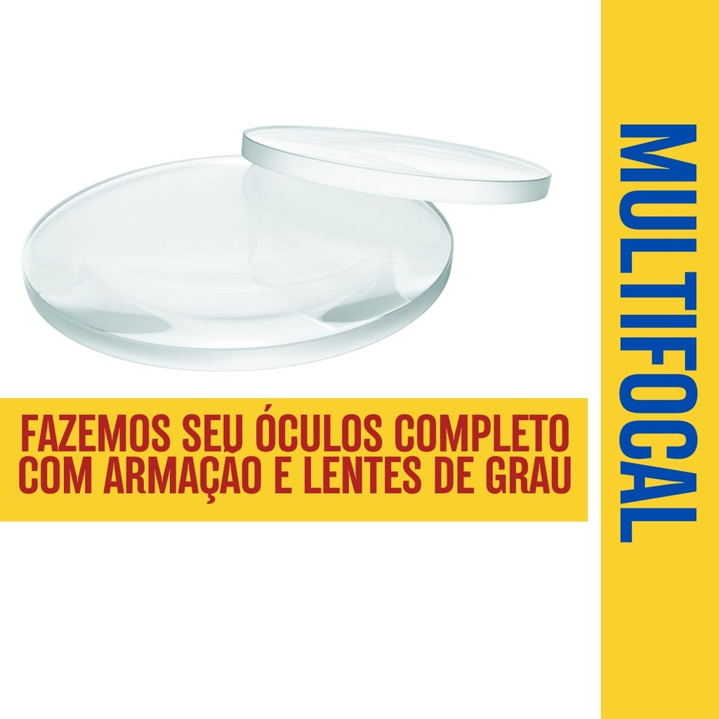 Lentes Multifocais Óculos Completo Par de Lente Multifocal Progressivas ...