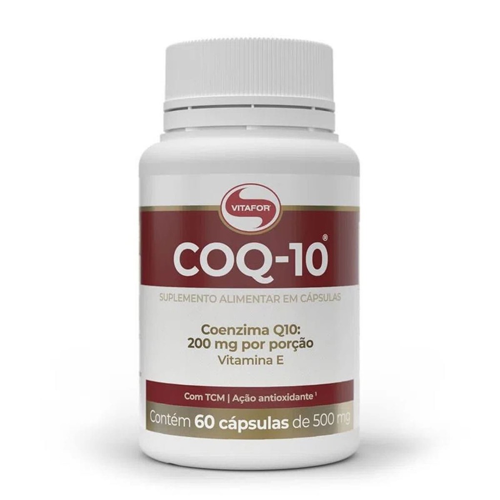 Coenzima Q10 Vitafor 200mg 60 cápsulas | Shopee Brasil