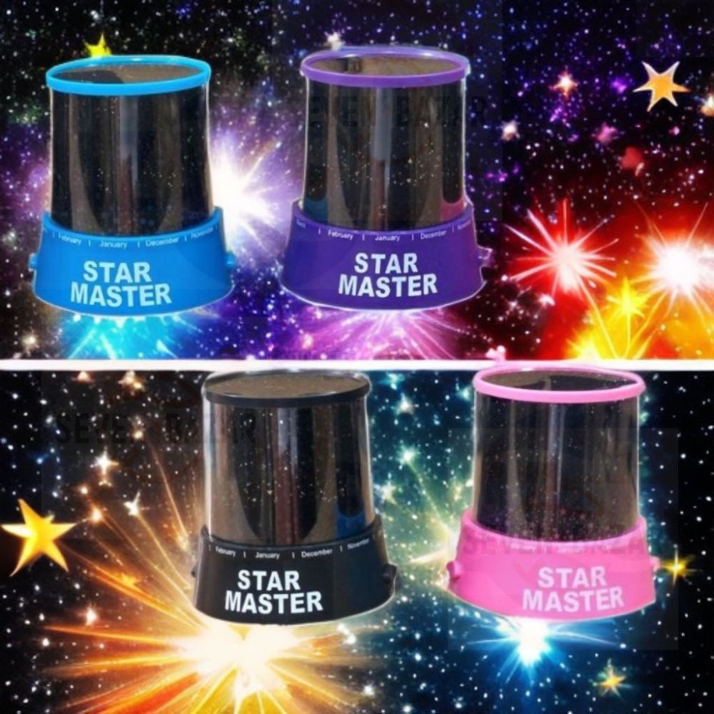 Luminária Projetor Led Star Master- Luminaria com luzes mágicas e ...