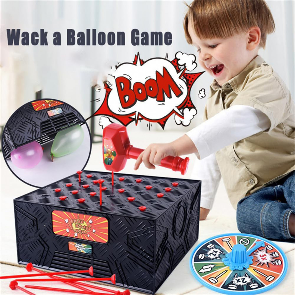 Whack a Balloon Game Bang Popping Tricky Table Board Night Para Festa ...