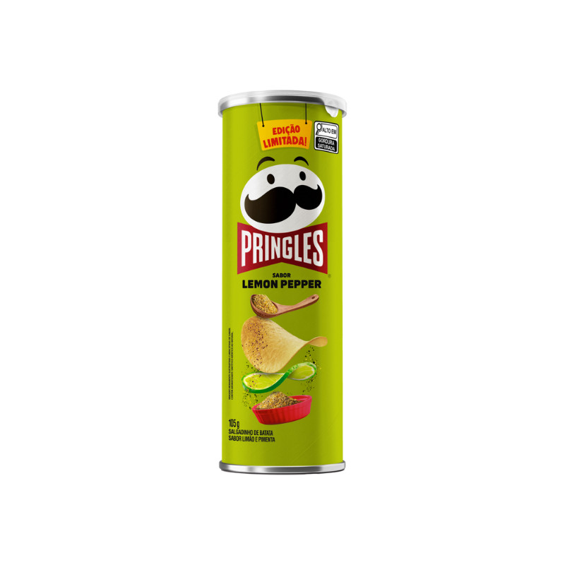 PRINGLES LEMON PEPPER EDIÇÃO LIMITADA 105G | Shopee Brasil