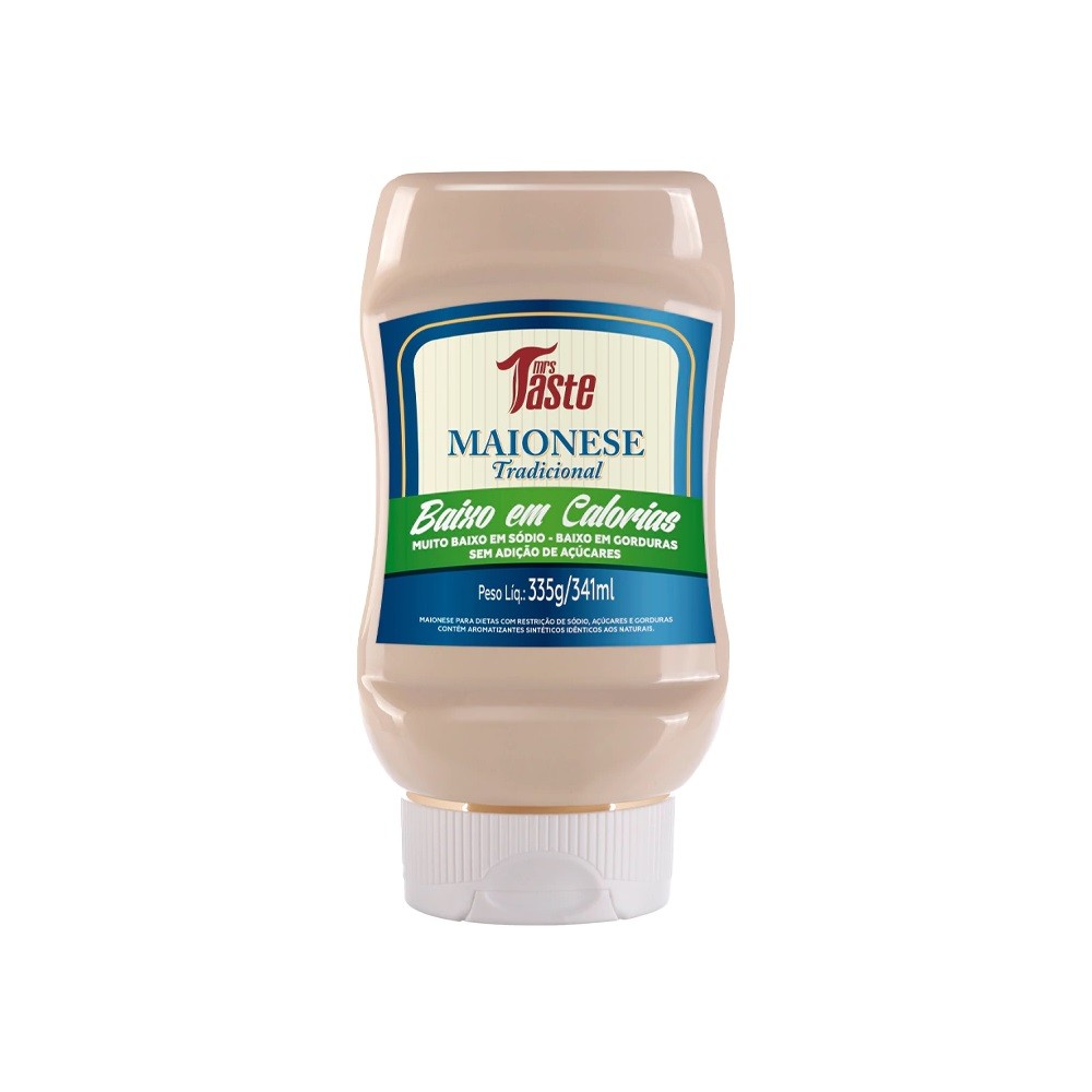 Maionese Tradicional Pote 335g - Mrs Taste | Shopee Brasil