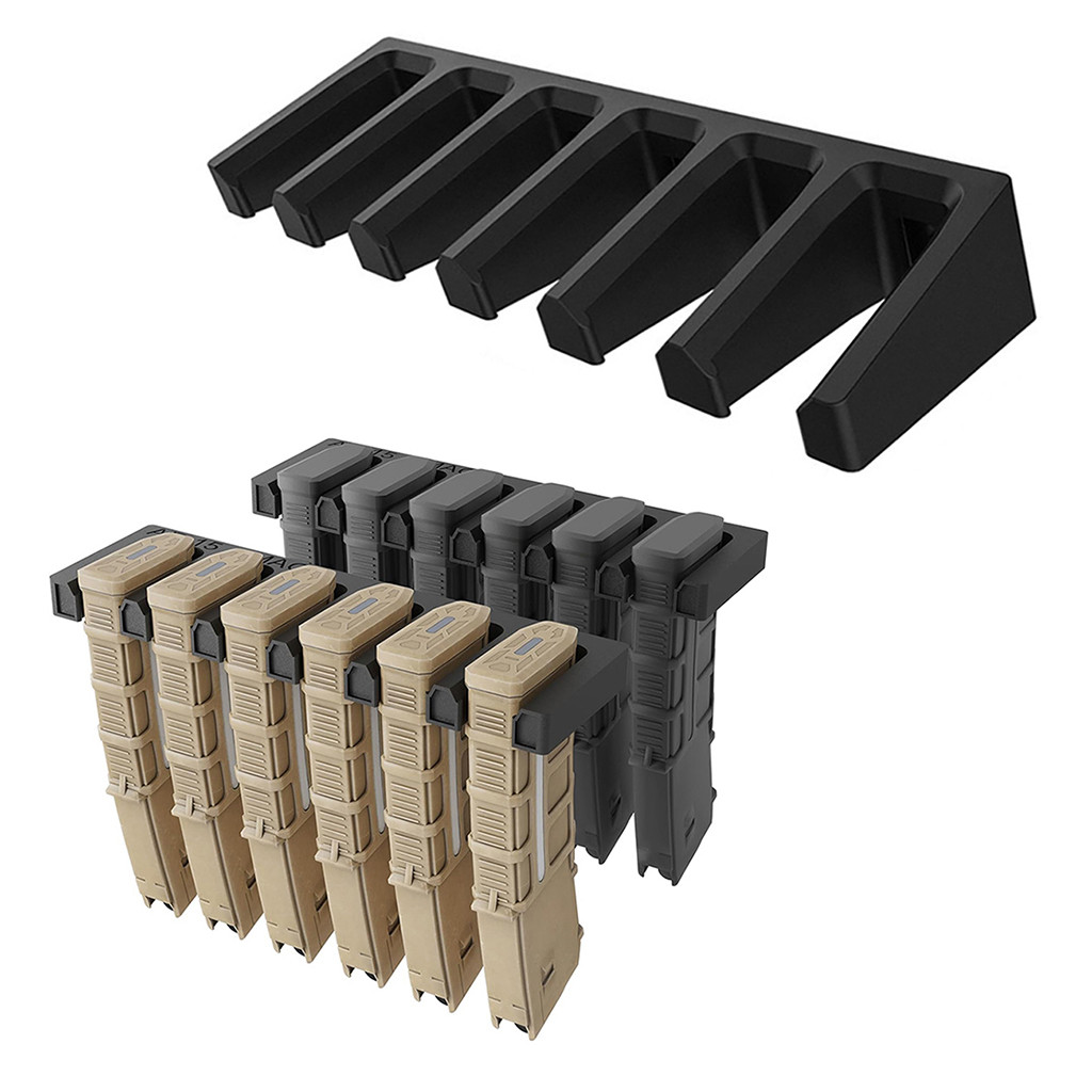 Suporte De Rack De Revista De 6 Slots Padrão PMAG Montagem Na Parede ...
