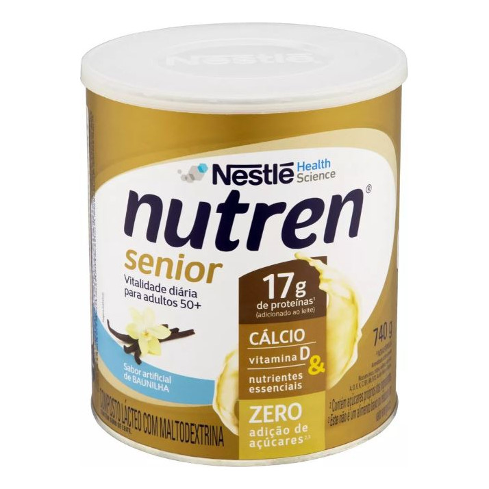 Nutren Senior Sabor Baunilha 740g - Suplemento Em Pó Nestle | Shopee Brasil
