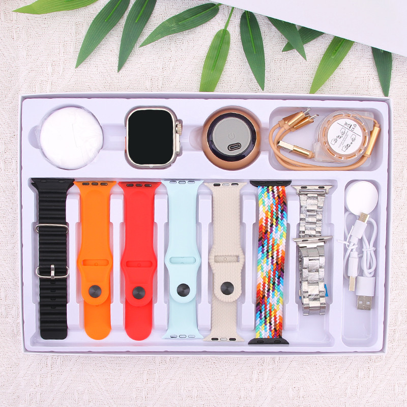 Novo smartwatch D99 PLUS conjunto dez em um com conversor de fone de ...