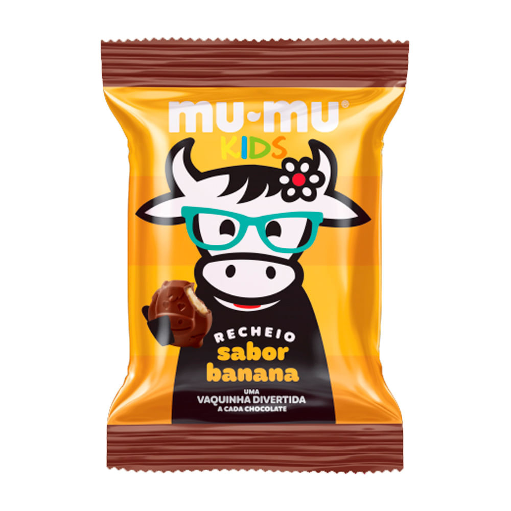 Chocolate Mu-Mu Kids Neugebauer Banana 15,6g | Shopee Brasil