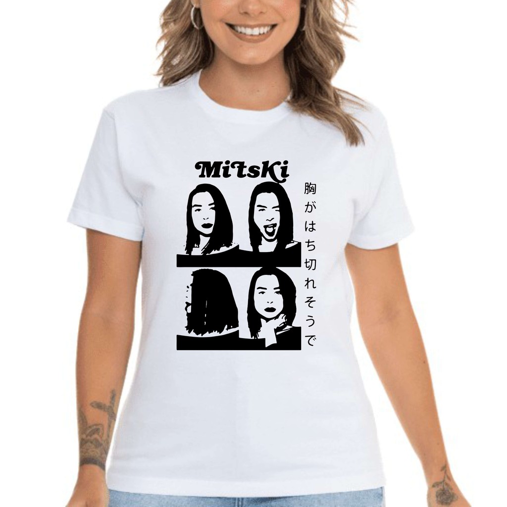 Camiseta MITSKI Singer japan | Shopee Brasil