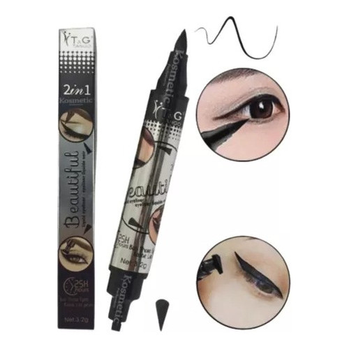 Delineador Carimbo Gatinho 2 Em 1 Prova D' gua 24h Tango | Shopee Brasil