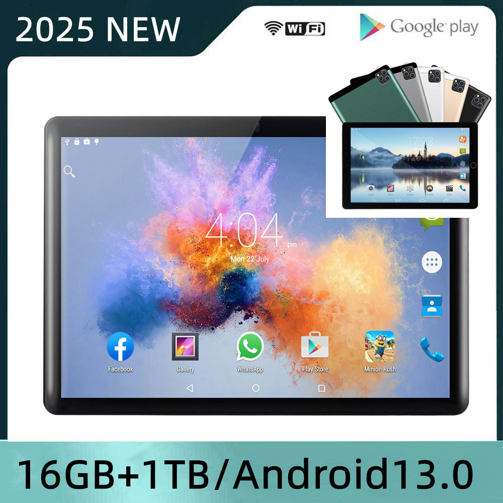 2025 Grande Venda 12 Polegada Android13 Tablet Pc 10-Core 16GB RAM 1TB ...