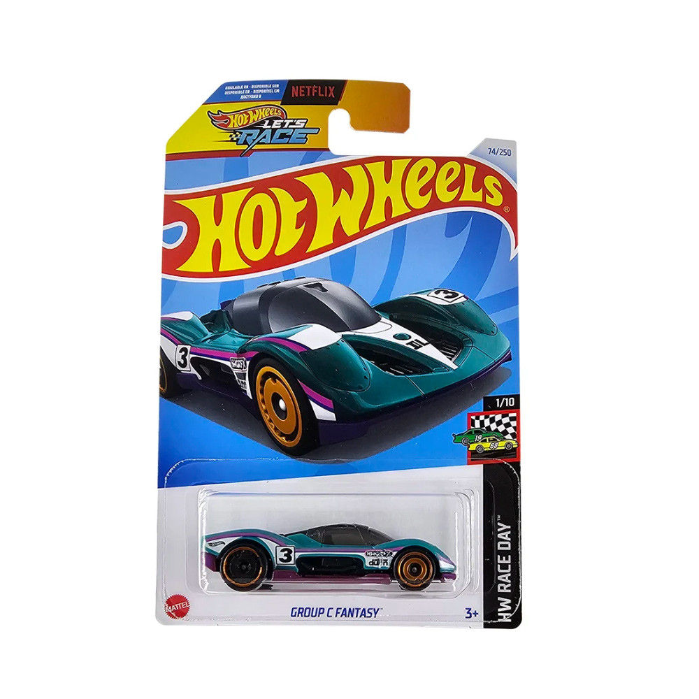 Carrinho Hot Wheels Group C Fantasy HW Race Day 1/10 Mattel | Shopee Brasil