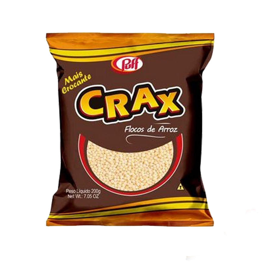 Flocos de Arroz Crax 200g - Puff | Shopee Brasil