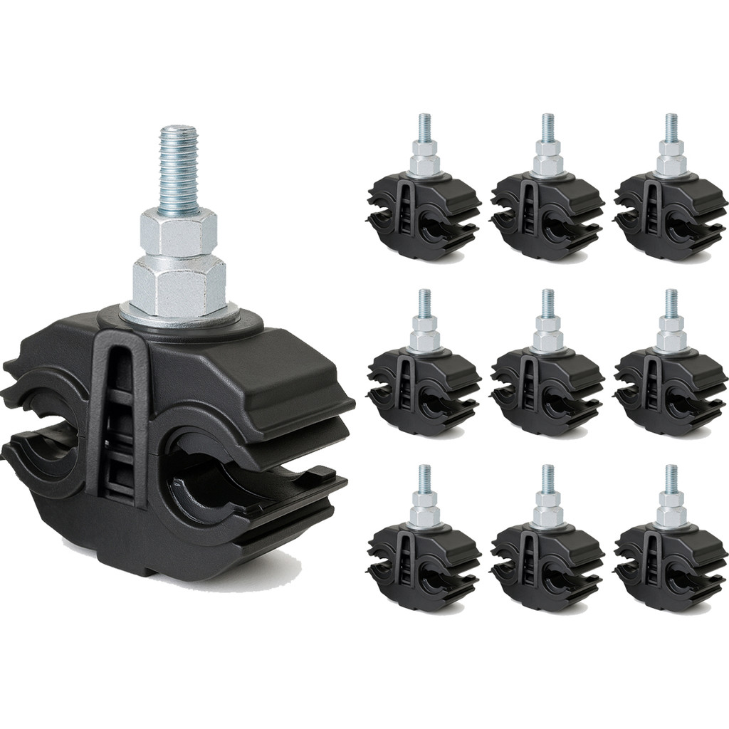 10 Conectores CDP Perfurante 25-150mm Derivação 25-150mm Emenda Morcego ...