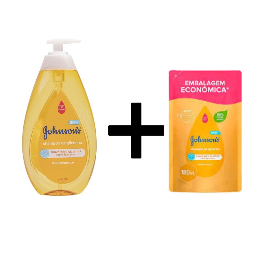 Johnson‘s baby NEUTRO 750ML + REFIL JOHNSONS BABY NEUTRO 180ML Shampoo ...