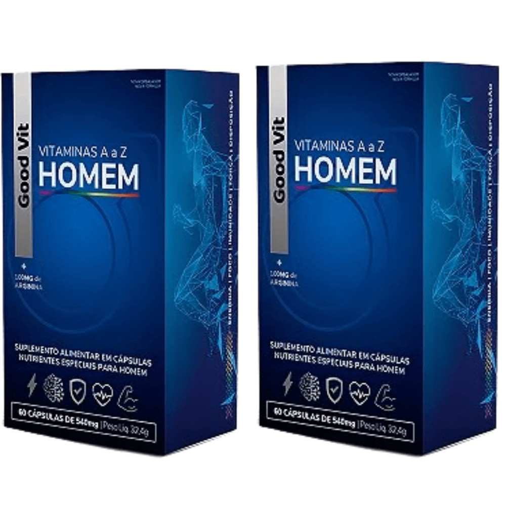 Kit C/2 Vitamina A a Z Homem C/60 Cápsulas - Good Vit | Shopee Brasil