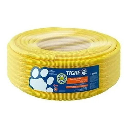 Conduíte Eletroduto Corrugado Amarelo 1'' ou 32MM 25mt-Tigre | Shopee ...