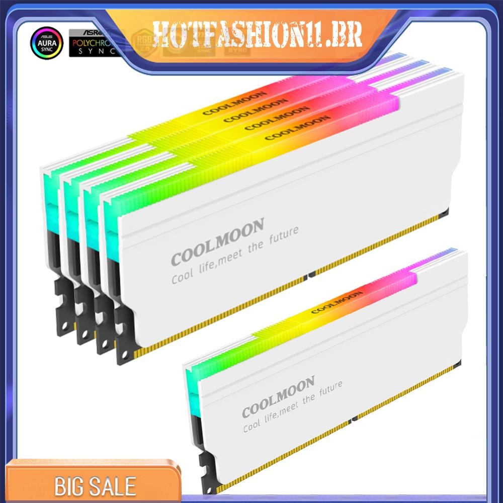 Dissipador De Calor De Memória Ddr4 Ddr3 5v 3pin Argb Ram Para 
