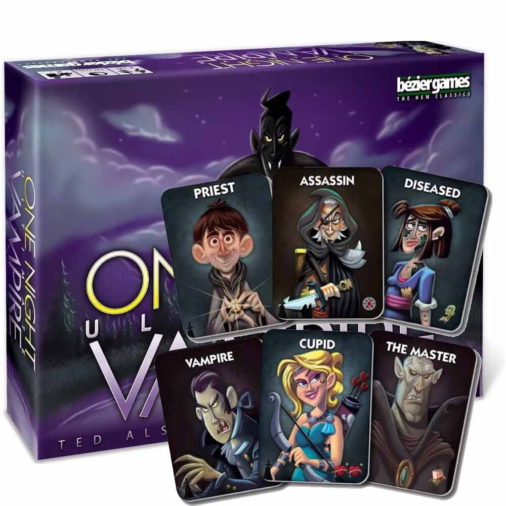English Version Board Game One Night Ultimate Vampire Party Game Board ...