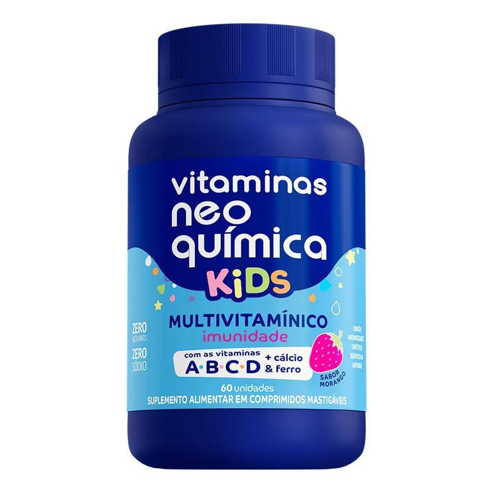 VITAMINAS NEO QUIMICA KIDS COM 60 COMPRIMIDOS | Shopee Brasil