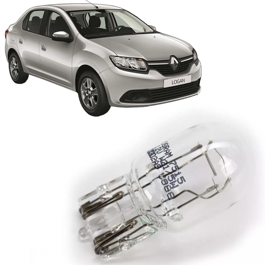 Lâmpada Farol Dianteiro Original Renault 262997321r Logan 2013 a 2021 ...