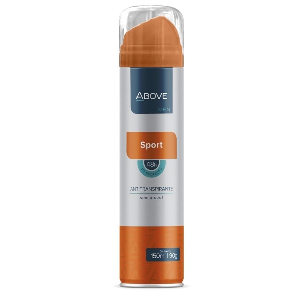 Desodorante Above Men Sport Aerosol 150ml | Shopee Brasil
