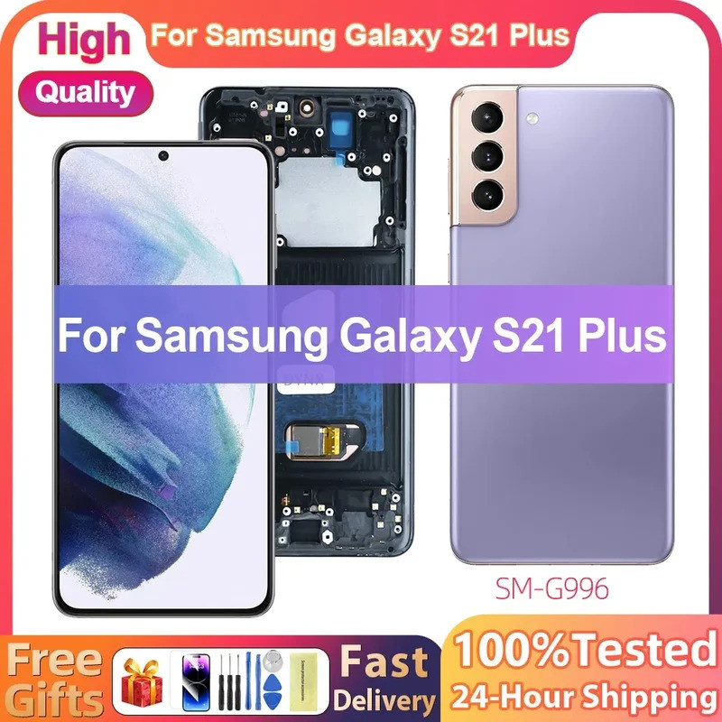 Para Samsung S21 PLUS Display LCD Digitador Da Tela De Toque Galaxy S21 ...