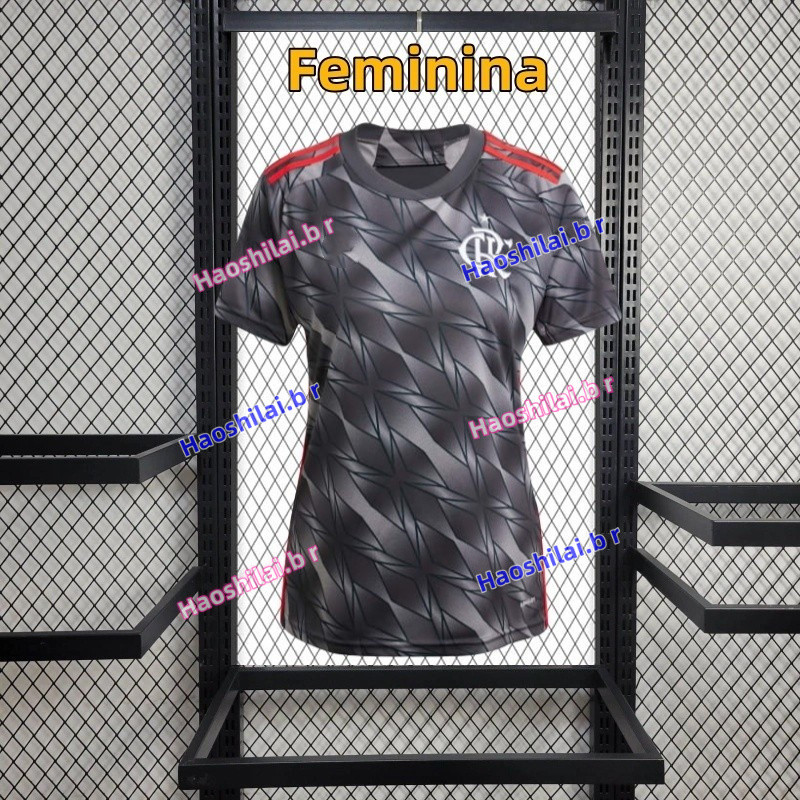 Camisa De Alta Qualidade 2024 Feminino Home Away Third flmg | Shopee Brasil