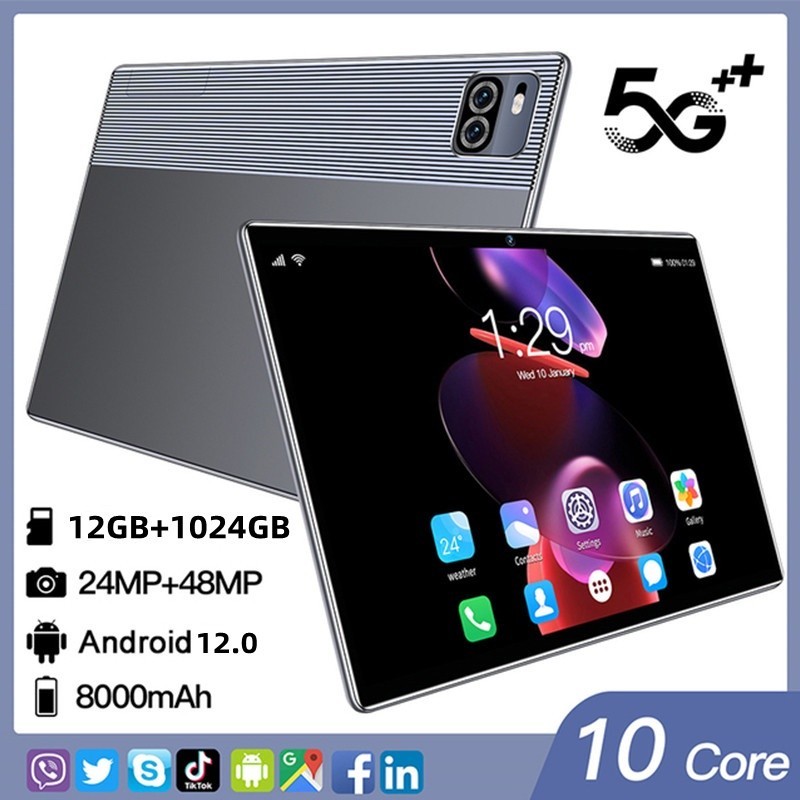 20255g Tablet 40cm 10 Core Suporte Cartão Duplo 4G WiFi Rede Android ...