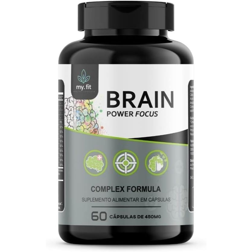Nootrópico Brain Power Focus - (60 Cápsulas) - Fórmula Completa | Shopee Brasil