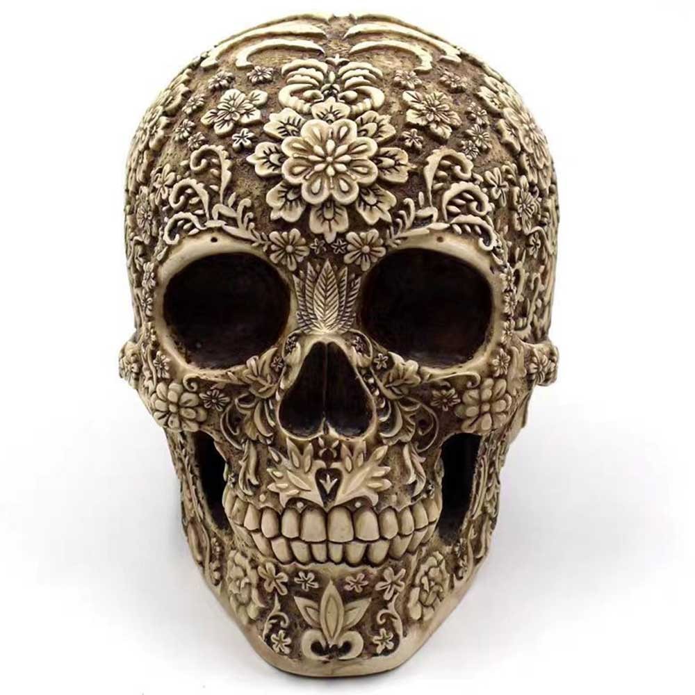 Human Skull Replica Resin Model Skeleton Fashion | Shopee Brasil