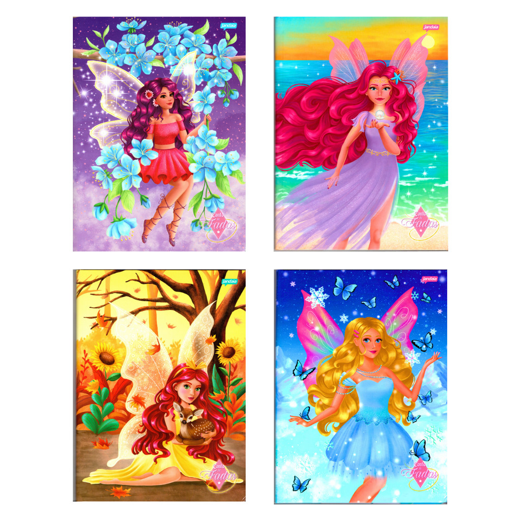 Caderno De 01 Materia Universitário Conto De Fada 80 Folhas - JANDAIA ...