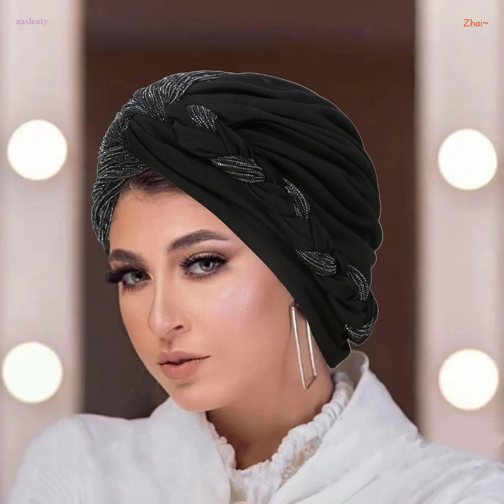 Boné Indiano Africano Chapéu De Casamento Feminino Hijab Turbante ...