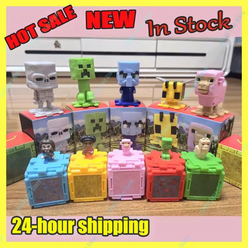 2025 McDonalds Minecraft Filme Happy Meal Mcdo Figuras Colecionáveis ...