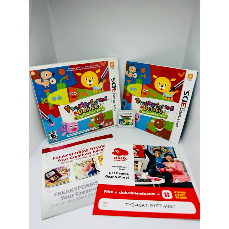 FREAKY FORMS DELUXE YOUR CREATIONS ALIVE JOGO NINTENDO 3DS ORIGINAL ...
