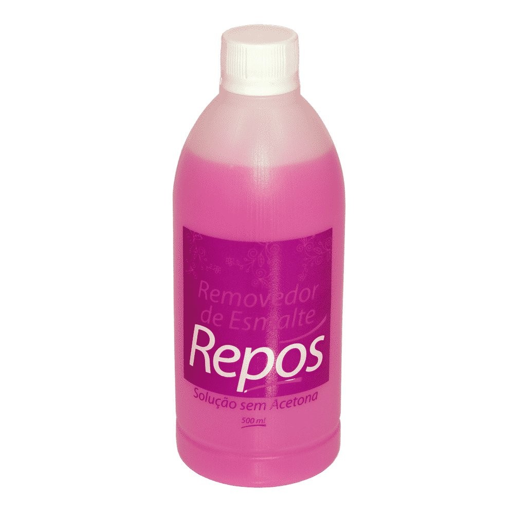 💅 Removedor de Esmalte Sem Acetona Repos 500ml – Delicado e Eficiente ...
