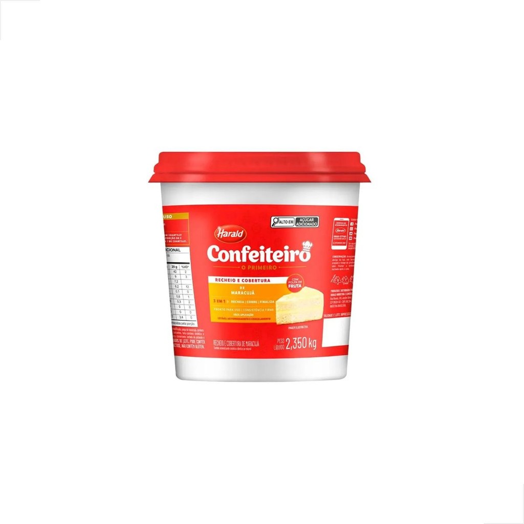 Recheio e Cobertura De Maracuja 2,350kg -Harald | Shopee Brasil