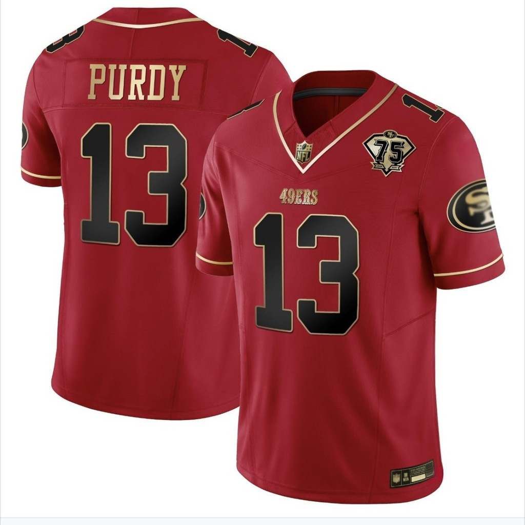 San Francisco 49ers San Francisco 49ers 13 uniforme de futebol Brock ...