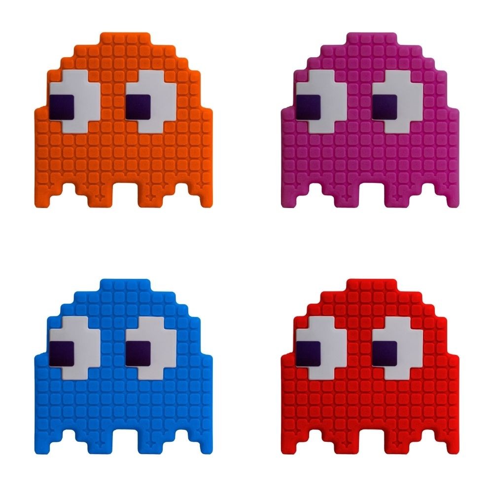 Kit de Luminárias Fantasminhas do Pac-Man Fantasma Clyde Inky Blinky ...