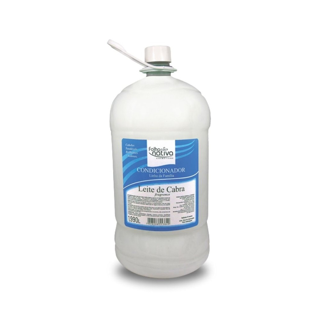 Condicionador Profissional Folha Nativa Leite de Cabra Para Cabelo 1,990L | Shopee Brasil