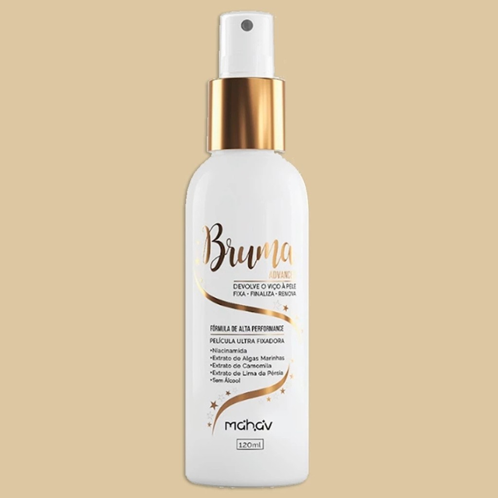 Bruma Fixadora e Secadora Advanced Mahav Spray 120 ml | Shopee Brasil