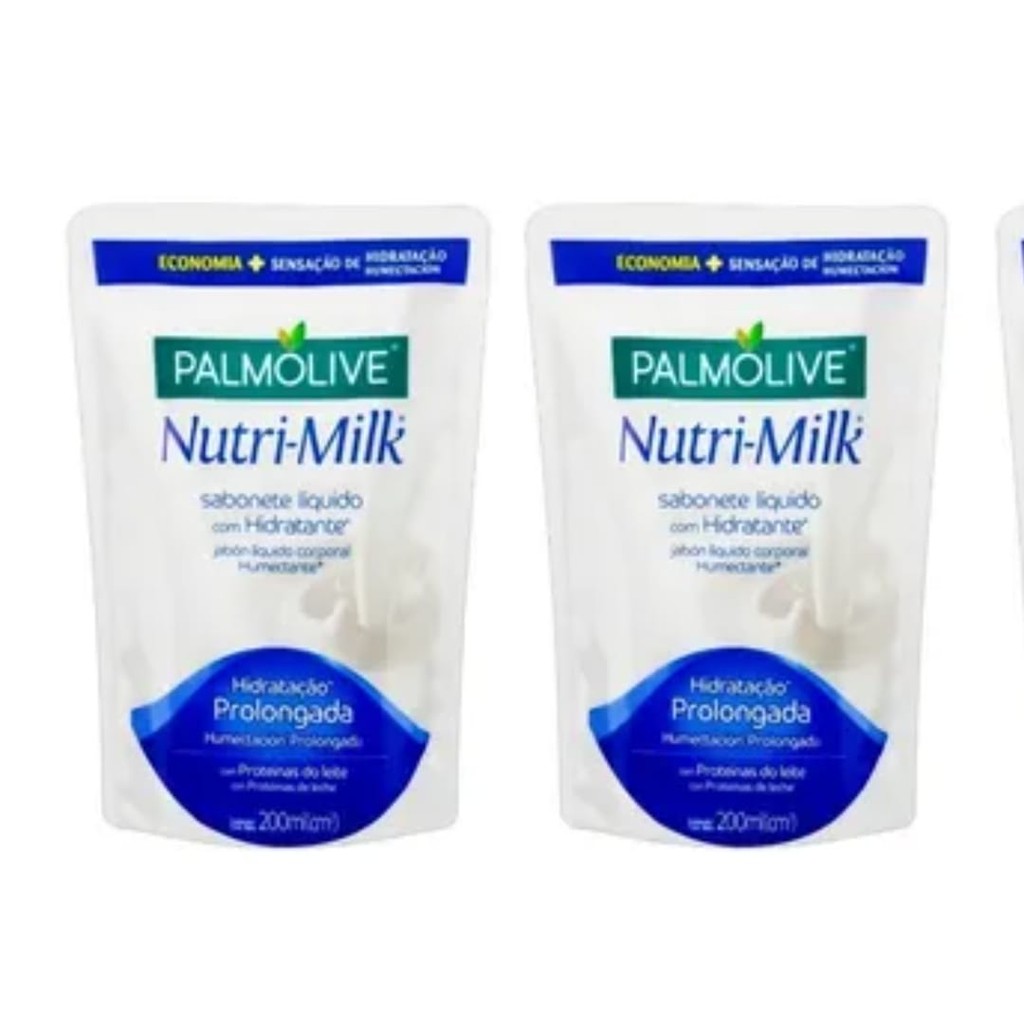 kit c/2 Sabonete Liquido Palmolive Nutrimilk Hidratação Prolongada Com ...
