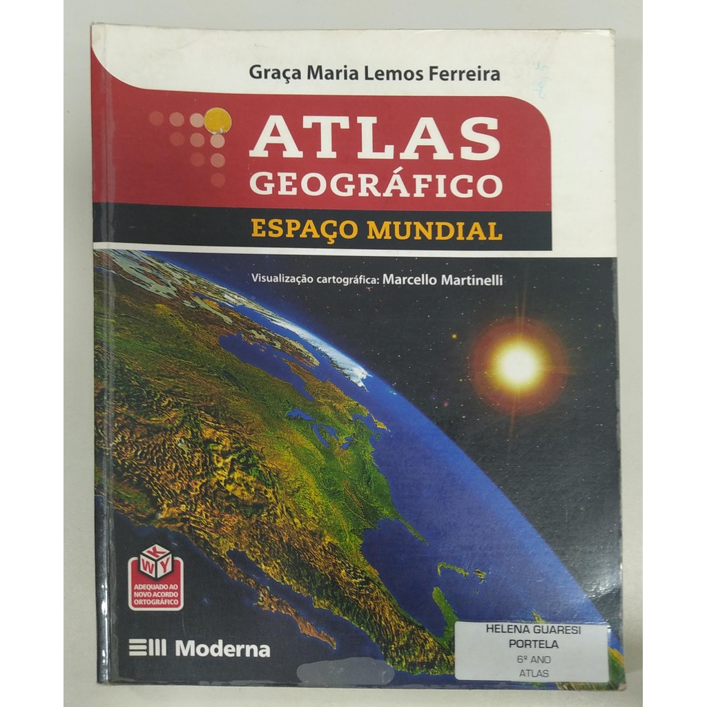 Atlas Geografico - Espaco Mundial de Graca Maria Lemos Ferreira 7349331 ...