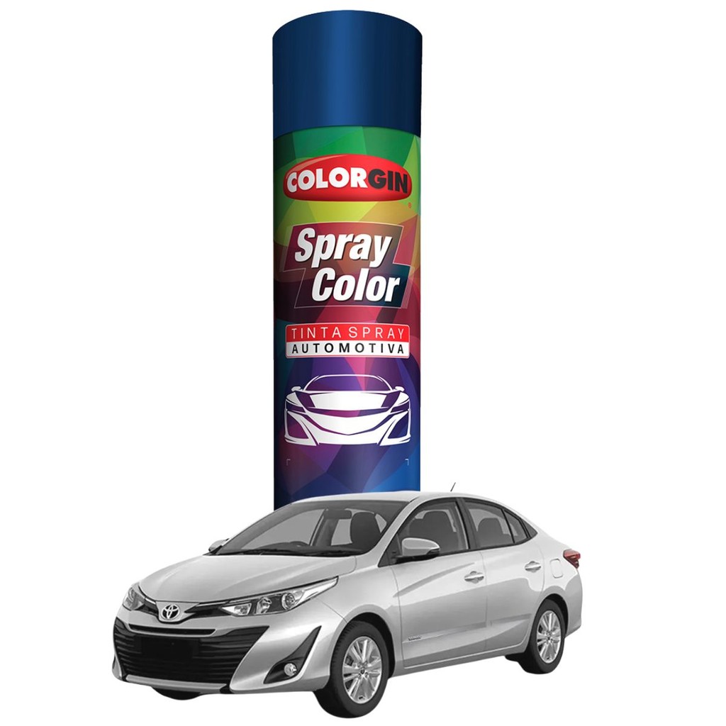 Tinta Spray Automotivo Prata Lua Nova 1H6 Toyota 300ml | Shopee Brasil