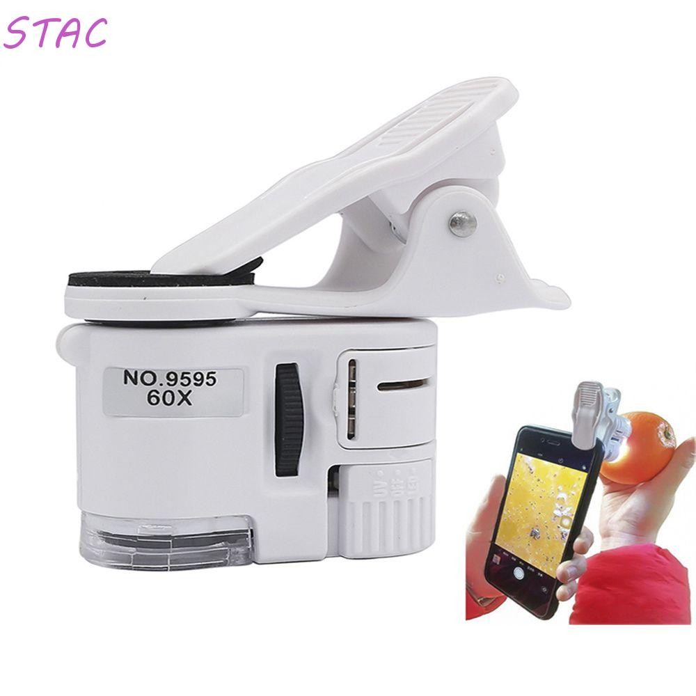 STAC Microscópio Para Celular Câmera Luz UV Detector De Dinheiro Lupa ...