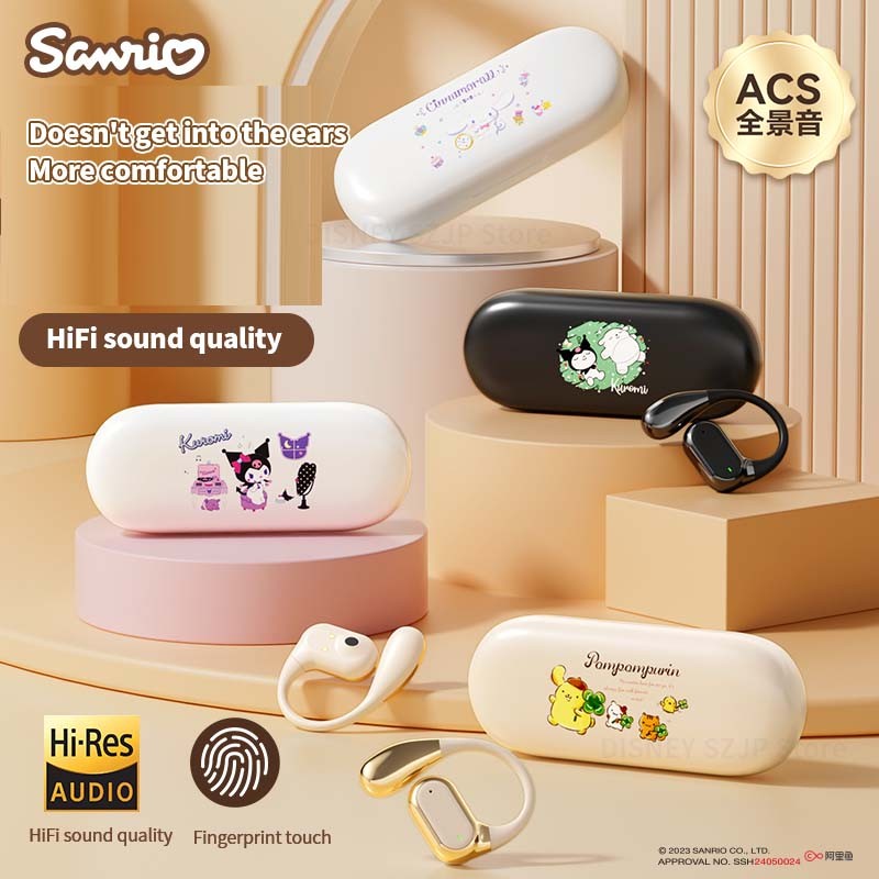 Fones De Ouvido Q13 Kuromi Sem Fio Bluetooth 5.4 Cinnamoroll Esporte ...